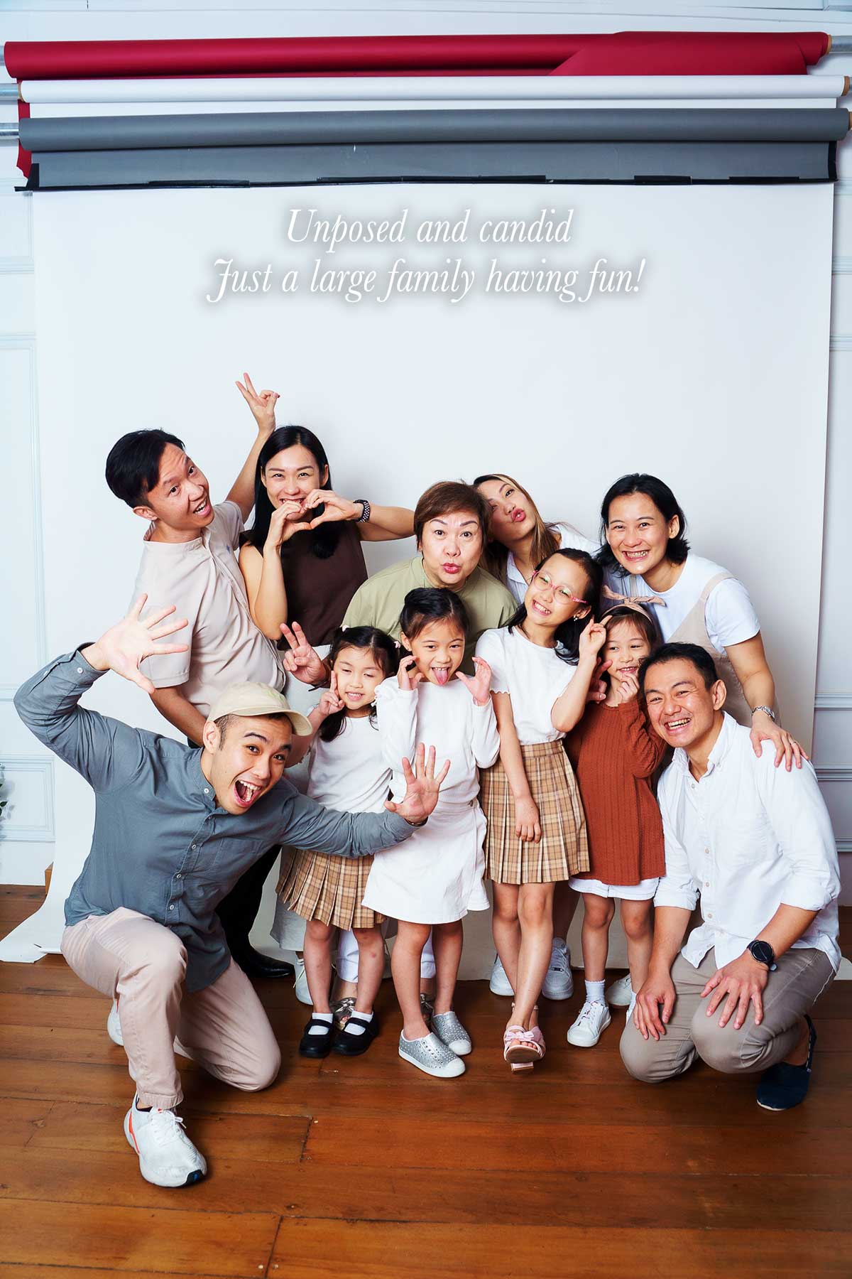 Best location for large family photoshoot - Oh Dear Studio Photography