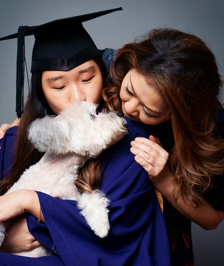 Graduation photos with pets. Best Pet Friendly Studio! - Oh Dear Studio ...
